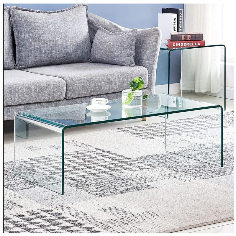 Coffee Tables – Transparent Tempered Glass – Werdafurn Furniture