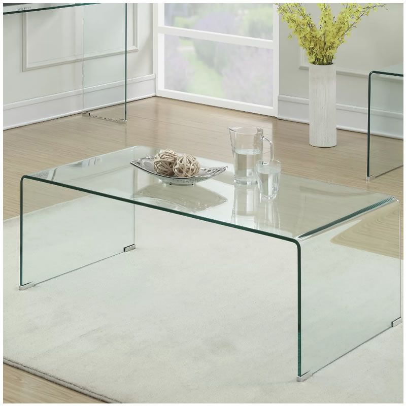 Coffee Tables – Transparent Tempered Glass – Werdafurn Furniture